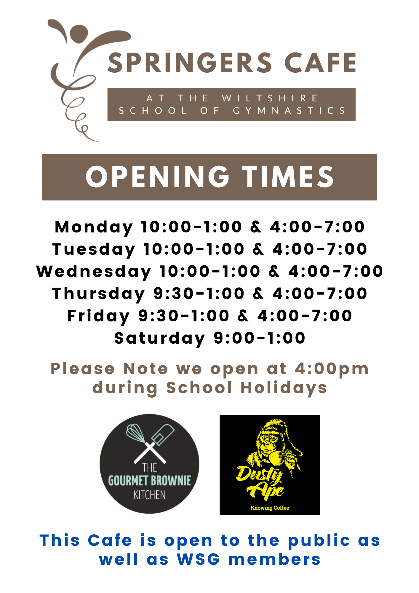Springers Cafe – Wiltshire School of Gymnastics